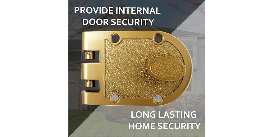 NU-SET Jimmy Proof Style Deadbolt Lock