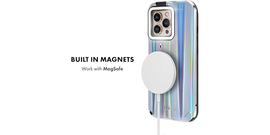 Lumee Flip iPhone 13 PRO MAX Front & Rear Selfie LED Light Up Case Cover