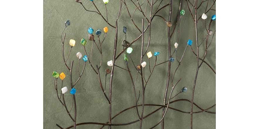 Gemstone Forest Wall Sculpture