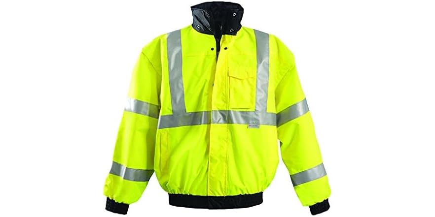 OccuNomix Hi-Viz Yellow Polyester Jacket (Large)