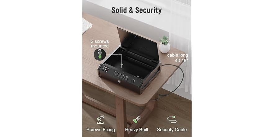 HOLEWOR Biometric Gun Safe, 443B-Basic