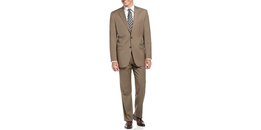 Classic Fit 2 Piece Suit 48R, Tan