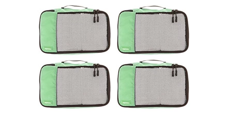 AmazonBasics 4-Piece Packing Cubes Set