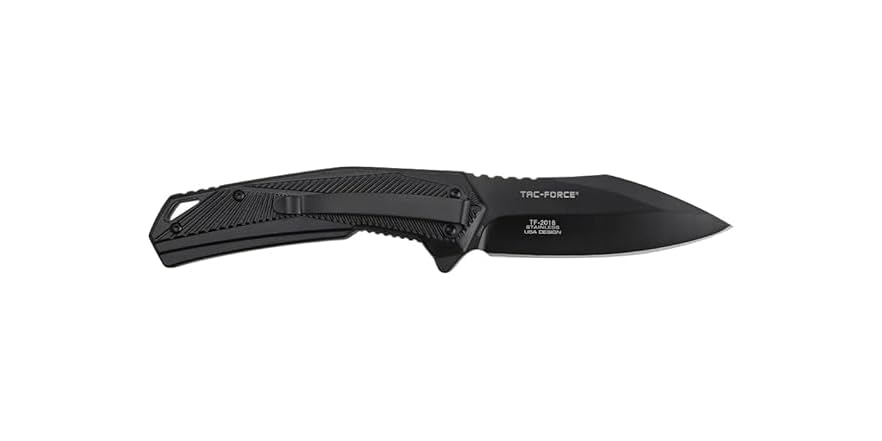 Tac-Force Folding Knife 8.3" Black
