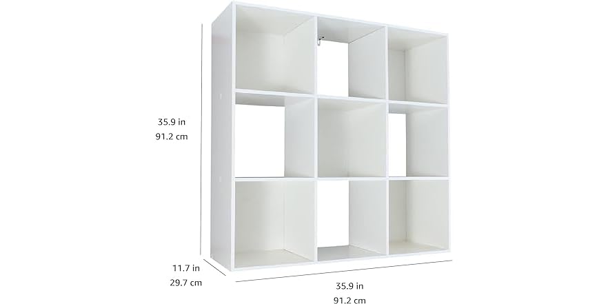 Amazon Basics Storage 9 Cube Organizer