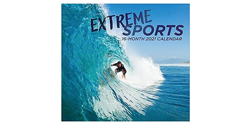 2021 Full-Size Calendar Extreme Sports