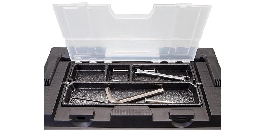 Torin 17in Steel&Plastic Portable Toolbox