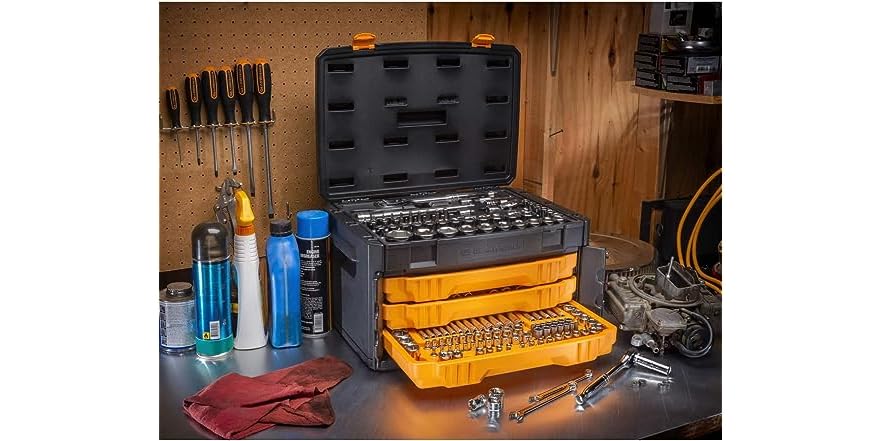 GEARWRENCH 243 Pc. 6 Pt. Mechanics Tool Set w/Box