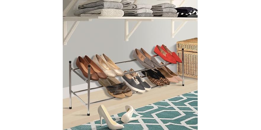2 Tier Expandable Shoe Rack