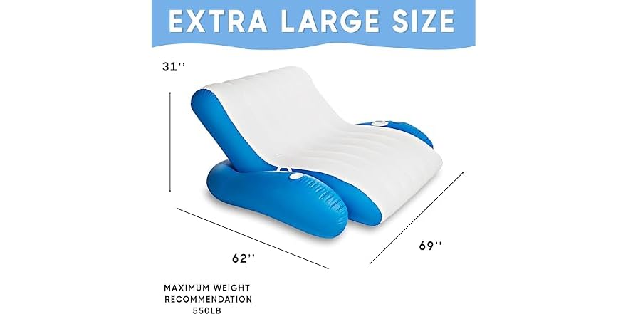 Inflatable Pool Recliner Duo Float