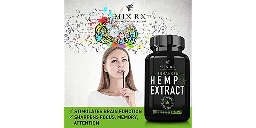 Hemp Oil Capsules 2 Pack 240 Pills