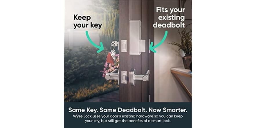 Wyze WiFi & Bluetooth Enabled Smart Door Lock