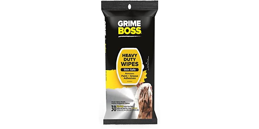 Grime Boss Heavy Duty Wipes (6 x 30ct)