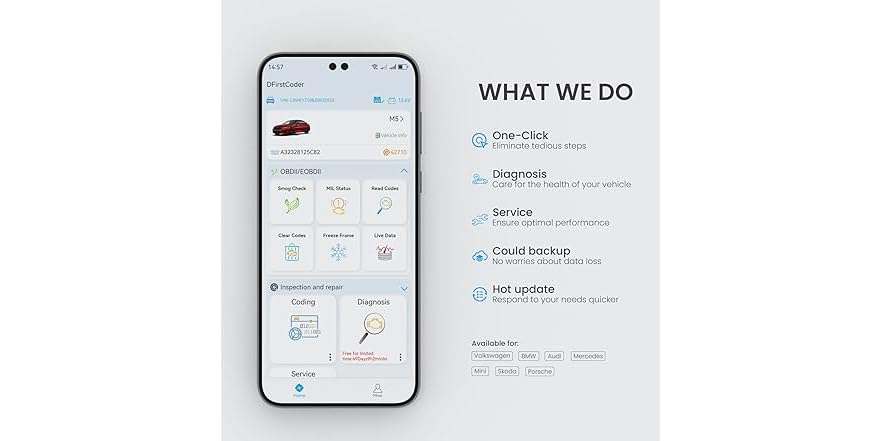 Dfirst Obd2 Scanner Bluetooth Fixd Car