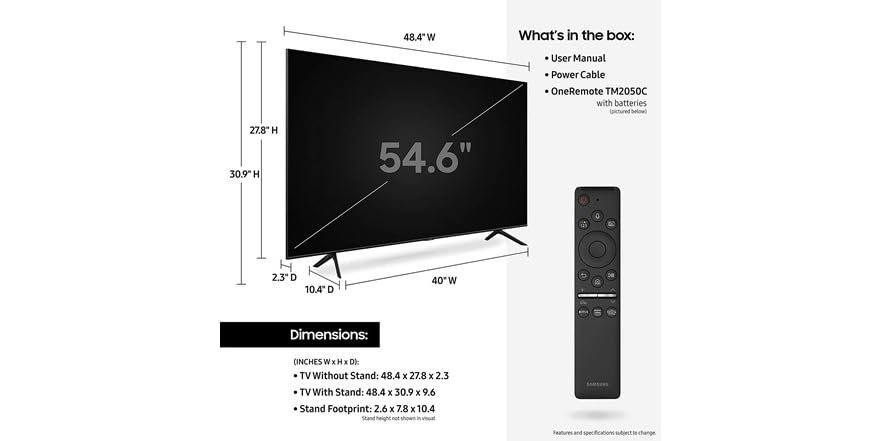 Samsung Q70T/Q7DT QLED 4K TV (2020) (Factory Reconditioned)