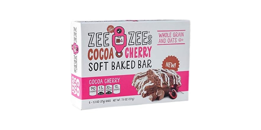 Zee Zee's 1.3oz Soft Baked Bars, 24-Pack