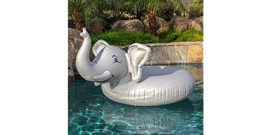 GoFloats Elephant Pool Float Party Tube