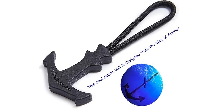 BJA Chunky Anchor Shape Zipper Pull