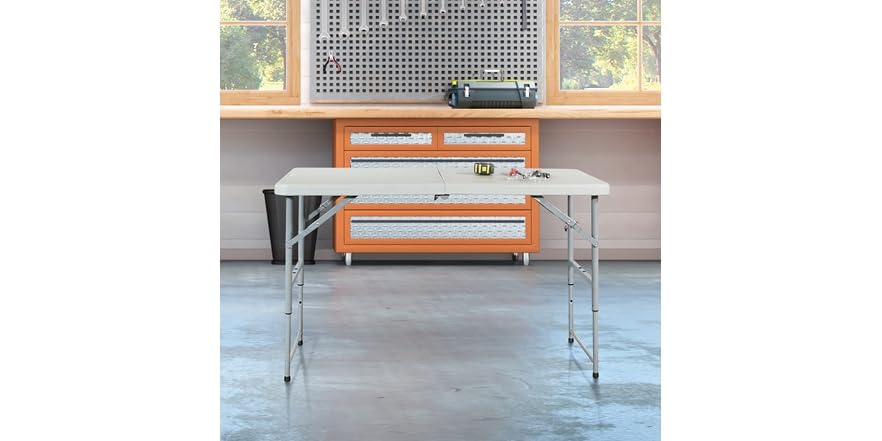 4' Resin Multipurpose Rectangle Table