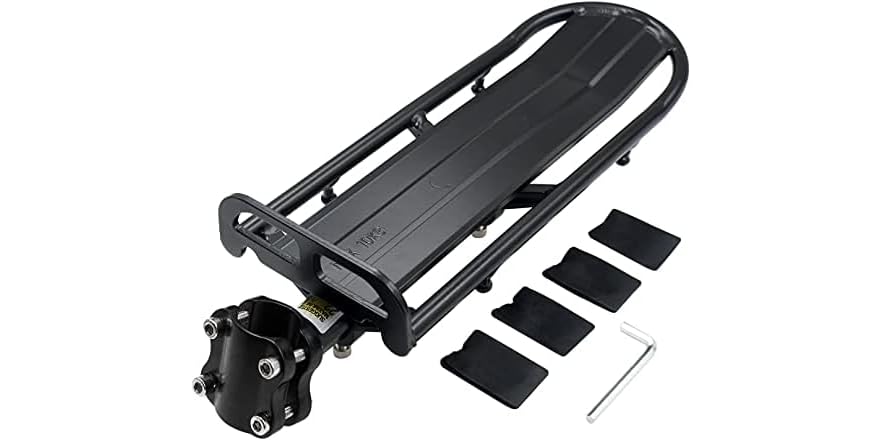 Retractable Bike Rear Rack Cargo Mount