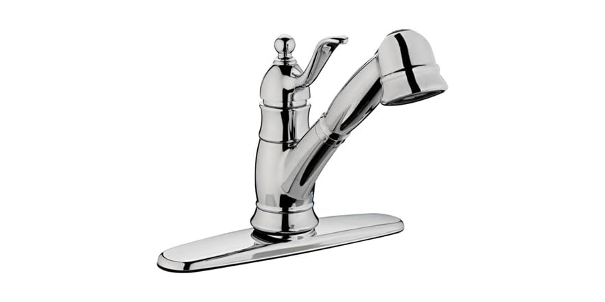 Poetto Pull-Out Kitchen Faucet, Chrome