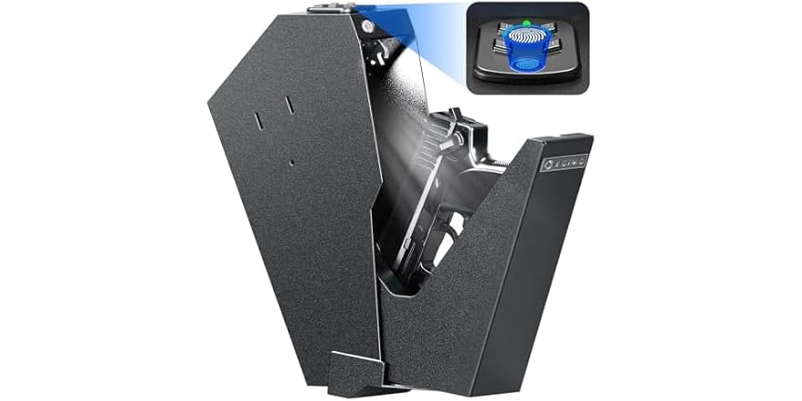 ADIMO T5 Drop Down Gun Safe, Biometirc