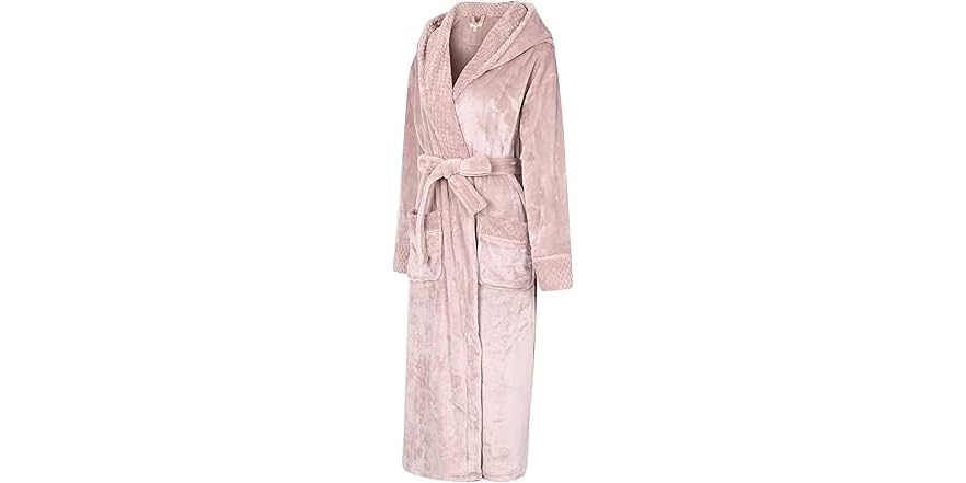 Richie House Robe Bathrobe, Pink, XL