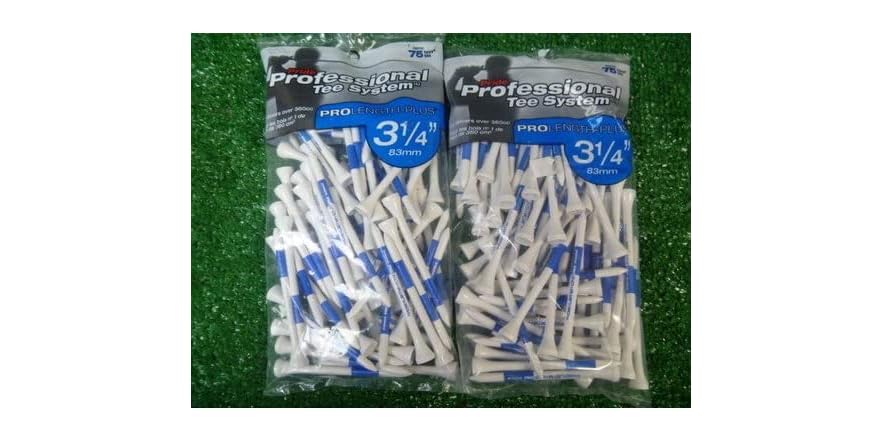 Pride Gold System, 3.25" White Golf Tees