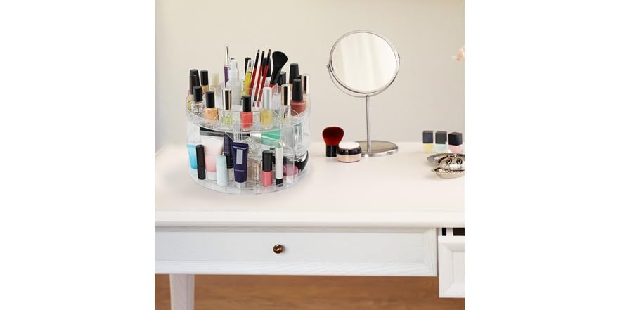 Acrylic 360 Rotating Makeup Organizer