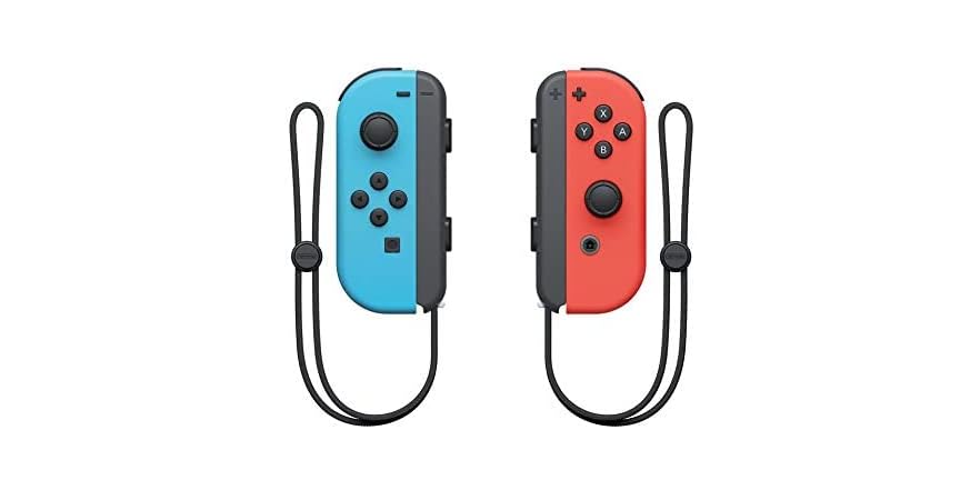 Nintendo Switch with Neon Blue and Neon Red Joy‑Con