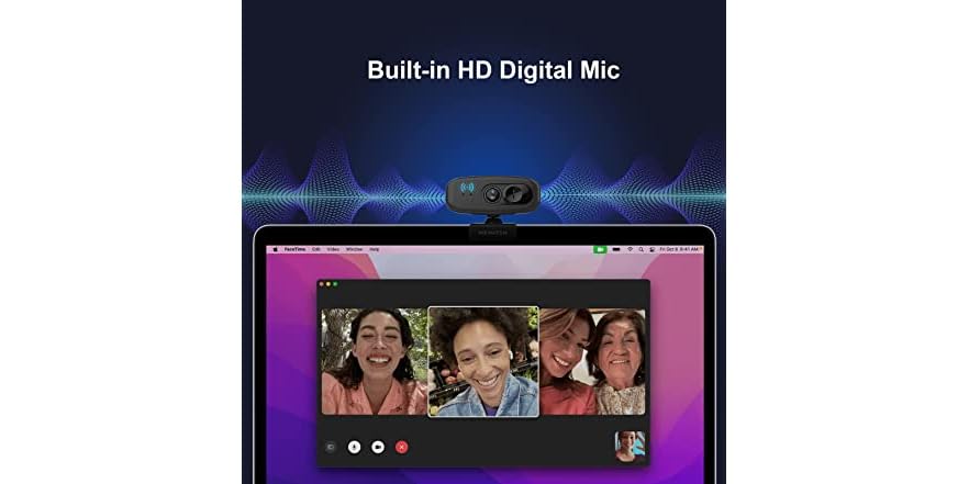 WEWATCH 1080P Webcams with Microphone