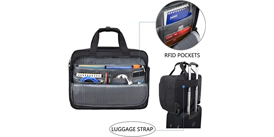 Rolling Laptop Wheeled Briefcase