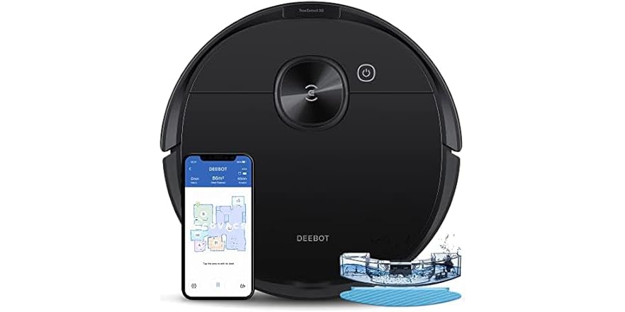 (NEW!) ECOVACS Deebot N8 Pro Robot Vacuum & Mop