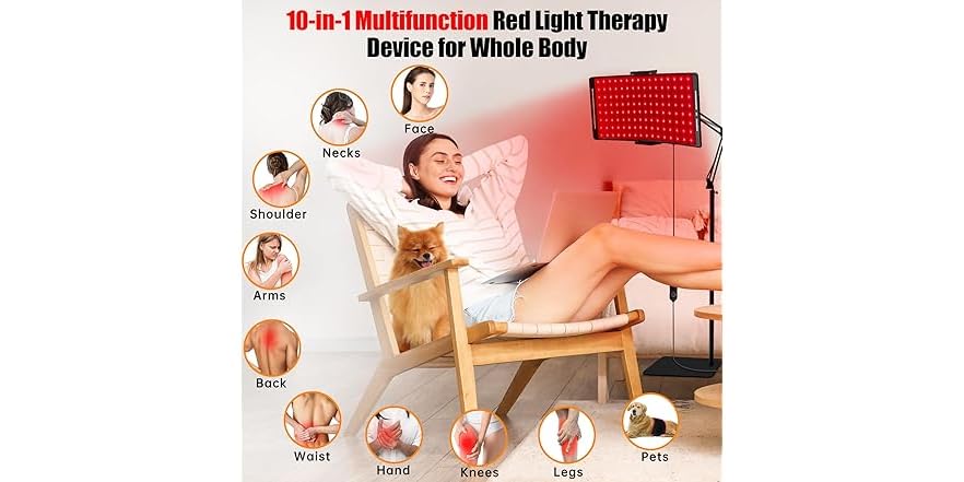 Red Light Therapy Lamp