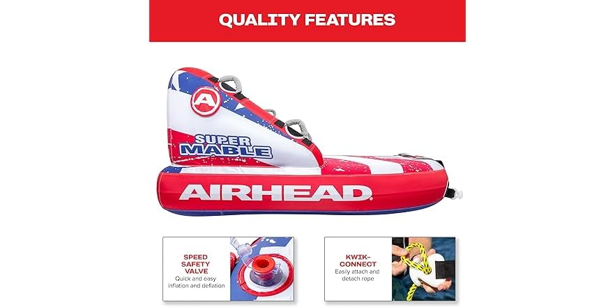 Airhead Super Mable 3-Person Towable Tube