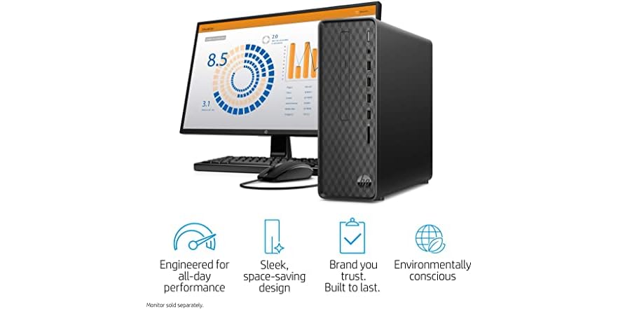 HP S01-AF0020 AMD Dual-Core Desktop (Open Box)