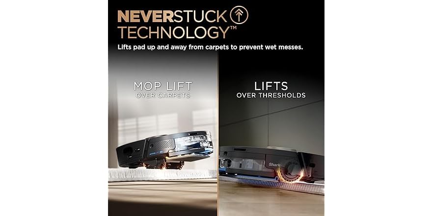 SHARK RV2820ZE Robot Vacuum & Mop (Open Box)