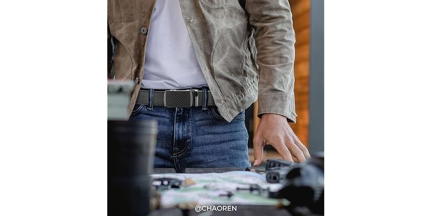 CHAOREN Leather Ratchet Belt Men (35mm)