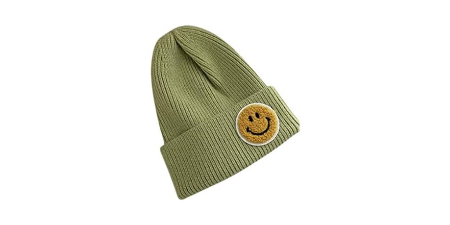 Smiley face Beanie, One Size