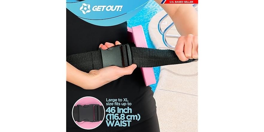 Adjustable Aqua Belt for Pool Exercise
