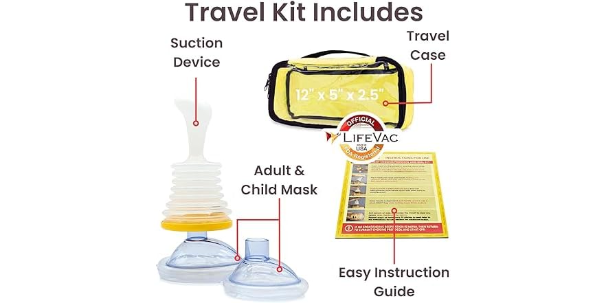 LifeVac Choking Rescue Device for Kids and Adults