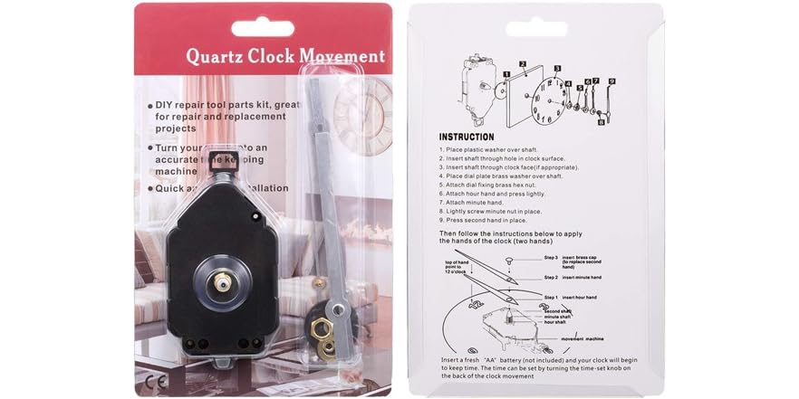 2 Pack Pendulum Clock Motion Replacement