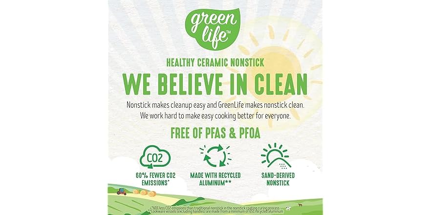 GreenLife Nonstick 23-Pc Pots & Pans Set