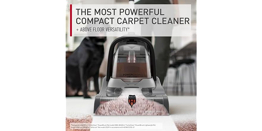 Hoover PowerDash Pet Advanced Compact Carpet Cleaner Machine (Open Box)