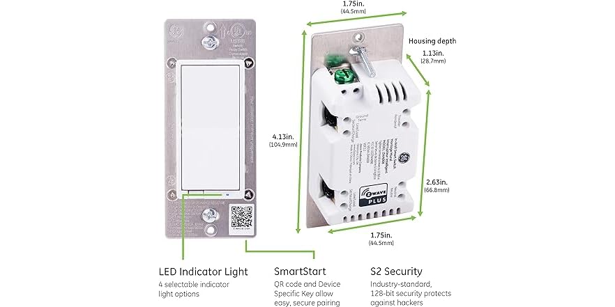 Enbrighten Z-Wave Smart Rocker Switch