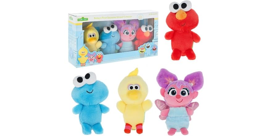 Sesame Street Plush Toy Set