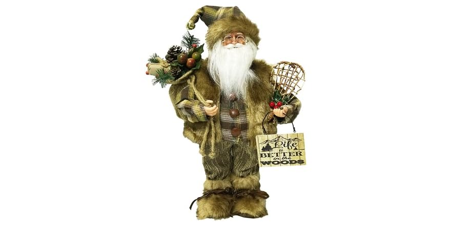 Santa's Workshop Inc 15" Woodsman Claus