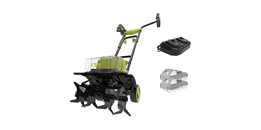 Sun Joe 48V iON+ Cordless Tiller/Cultivator Kit