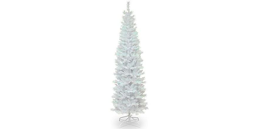National Tree White Christmas Tree - 7Ft