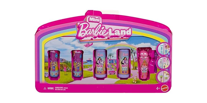 Barbie Mini Land 5 Dolls Reveal Pack